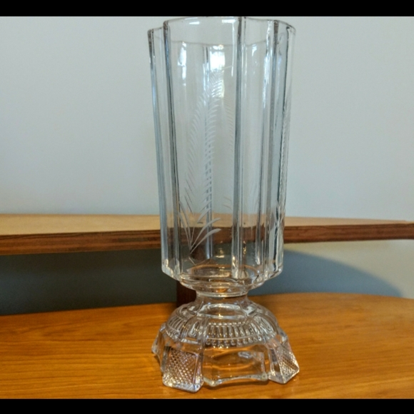 EAPG | Accents | Vintage Eapg Pressed Glass Celery Vase | Poshmark